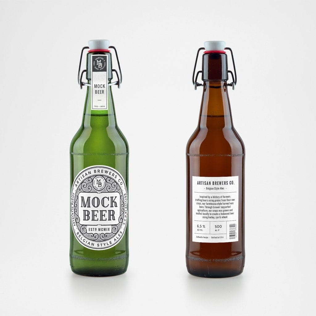 Beer Bottle Label Template Illustrator Database